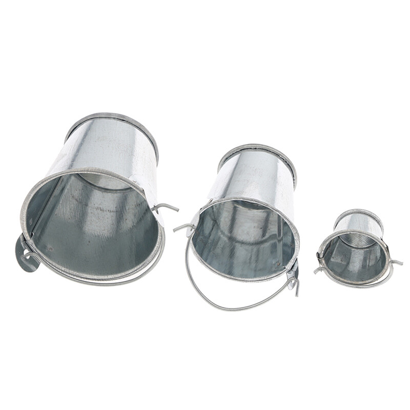 1Pc 1:12 1/6 Dollhouse Miniature Metal Bucket Dolls House Kitchen ...