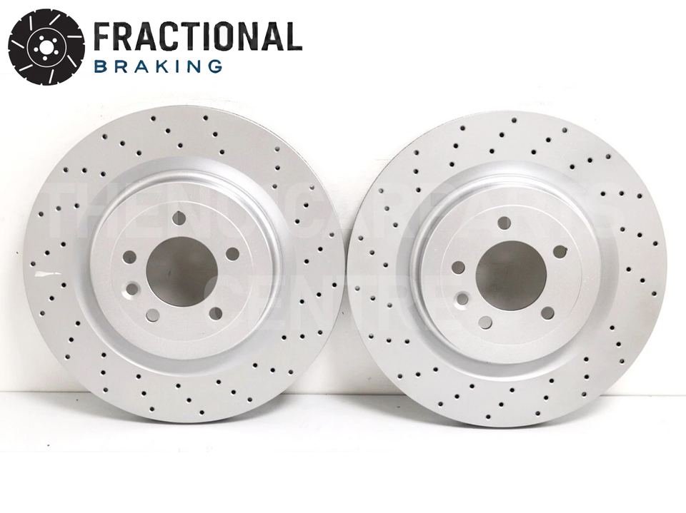 Front Drilled Brake Disc Pads 340mm For Ateca Formentor Leon Cupra 5F ...