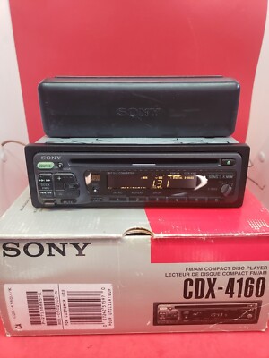 READ AD! Old School Vintage Sony CD Player CDX-4160 Cdx4160 Stereo AM ...