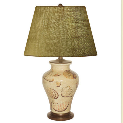 JB Hirsch Home Decor JB15503EH18BL 29 in. Motile Shell Hand Painted ...