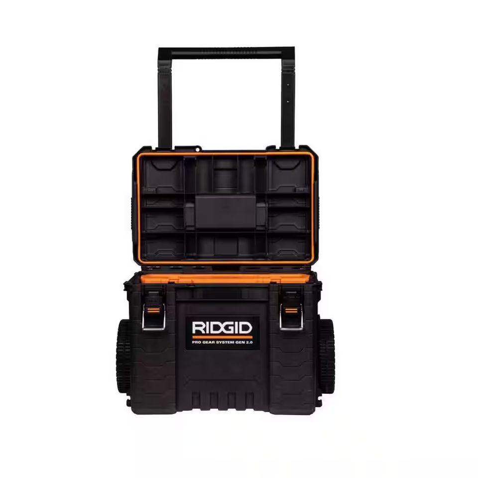 Ridgid Pro Gear System Gen 2.0 Stackable Rolling Tool Box and Compact ...