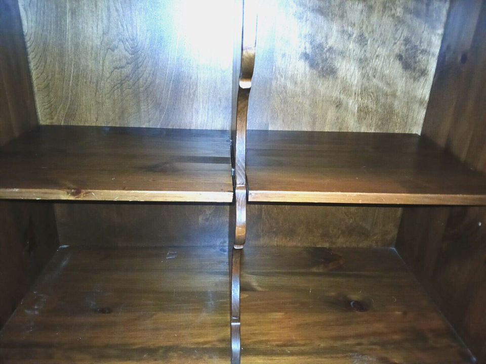 Bennington Pine Country French Armoire Dresser Wardrobe with Casters ...