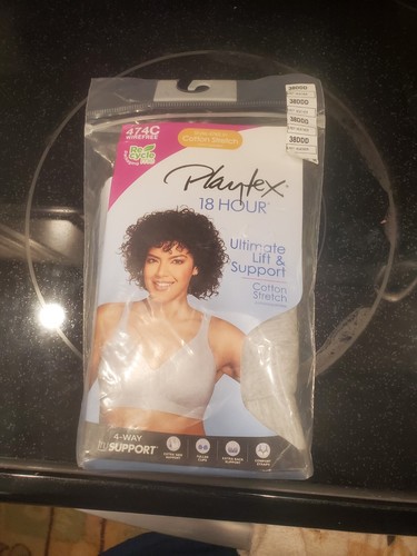 Playtex 18 Hour Wirefree Ultimate Bra - New - 38DDD | eBay
