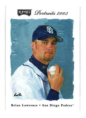 2003 Playoff Portraits #123 Brian Lawrence San Diego Padres | eBay