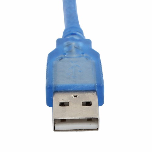 5PC Blue 3FT USB 2.0 A Male to B Male Flat Printer Cable Cord 100cm ...