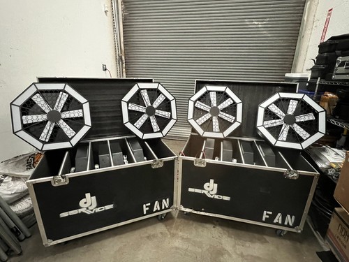 Dj lighting rgb led transpot FAN stage light Pixel DMX CONTROL | eBay