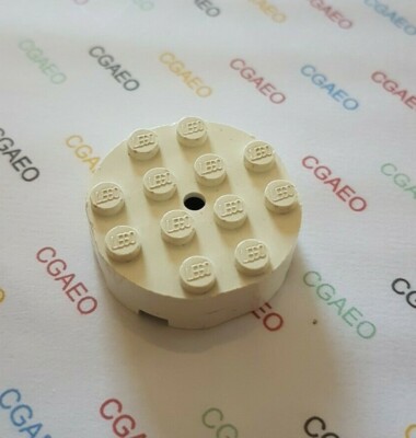 1 X Lego 3404ac01 Turntable 4 x 4 Complete, Faceted - White | eBay