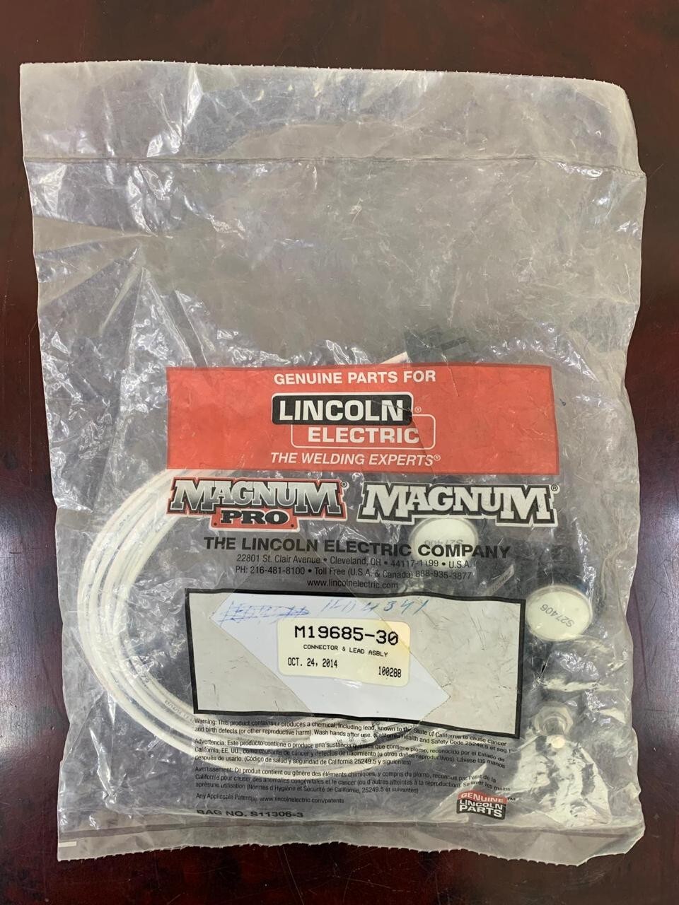 LINCOLN Electric / Connector & Lead Asbly / M19685-30 | eBay