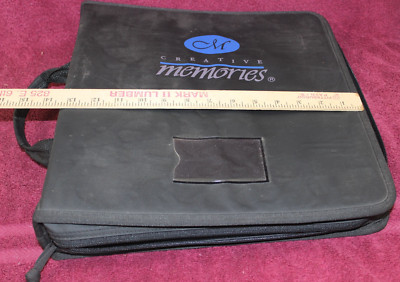 Creative Memories 3 Ring Binder Tote With Sticker Storage Pages | eBay