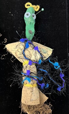 Vintage Voodoo Doll Hand Crafted New Orleans (Calms Fears~Casts Revenge ...