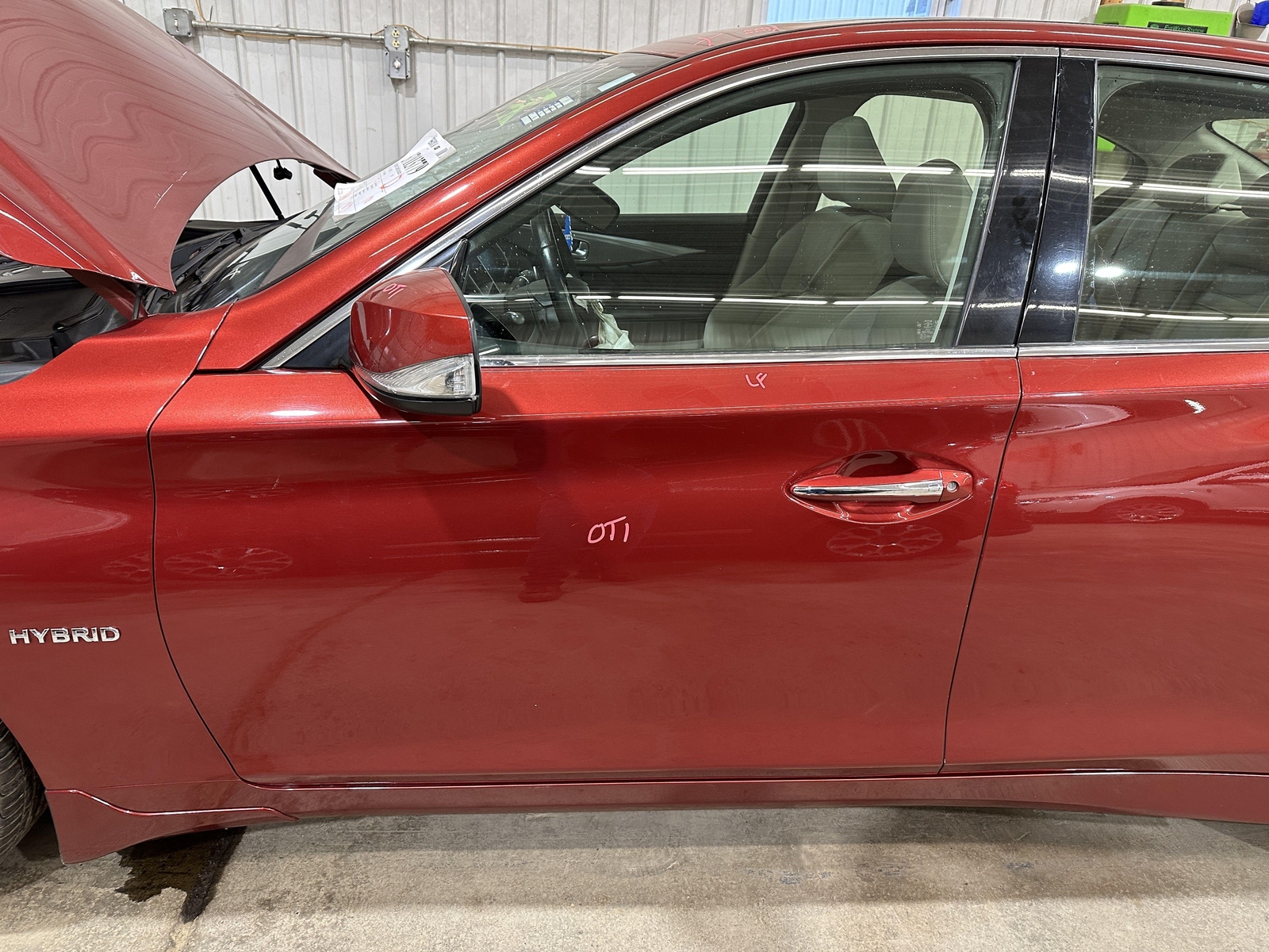 14-21 INFINITI Q50 DRIVER LEFT FRONT DOOR VENETIAN RUBY PAINT NAH | eBay