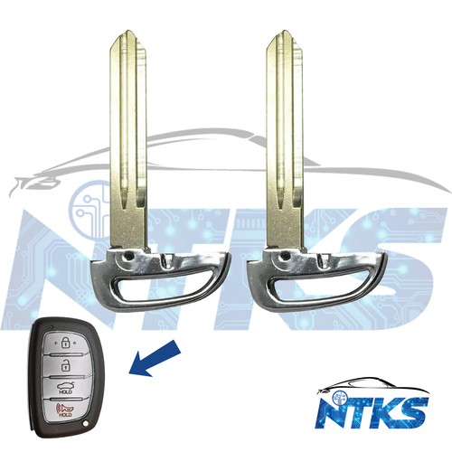 2 New Emergency Key Insert Uncut Blade HY15 Replacement for Elantra ...