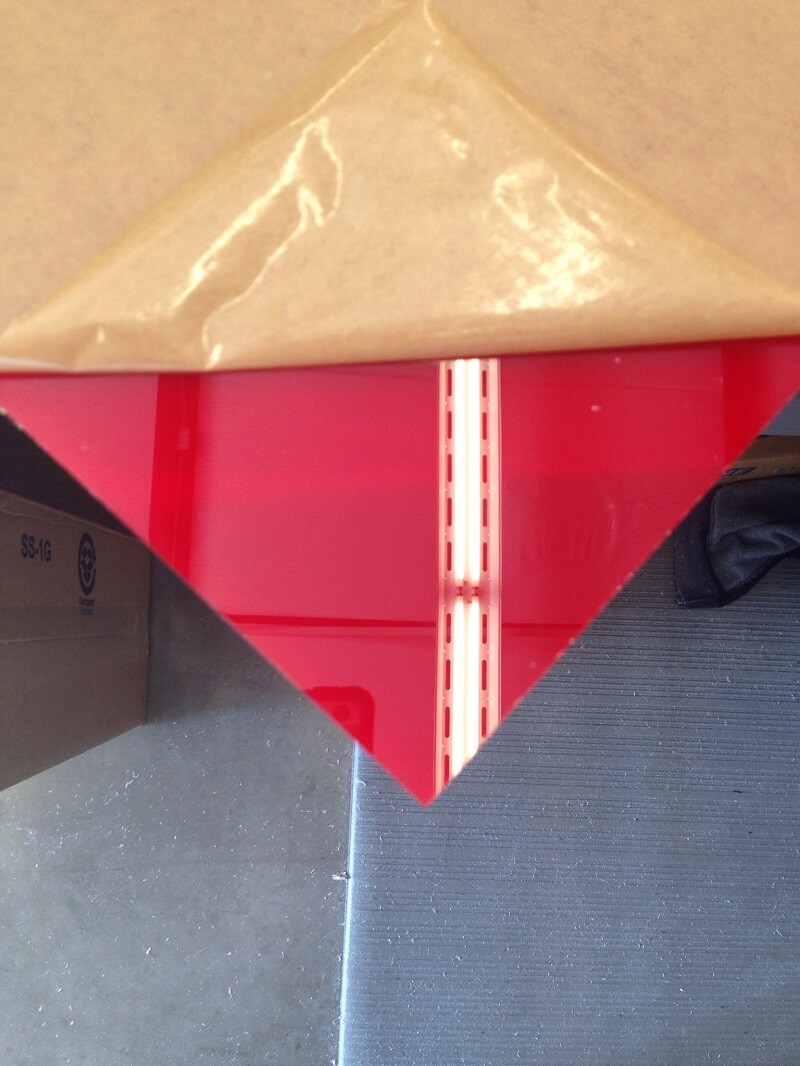 Acrylic Plexiglass Plastic Sheet-1/8" (3mm) thick-Red Translucent ...