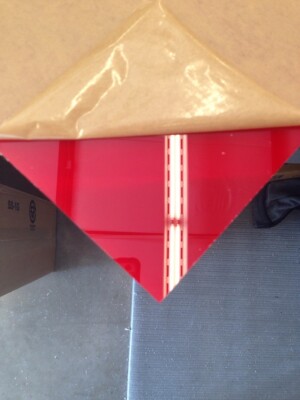 Acrylic Plexiglass Plastic Sheet-1/8" (3mm) thick-Red Translucent ...