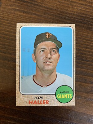 1968 Topps Baseball Card TOM HALLER #185 NRMT | eBay
