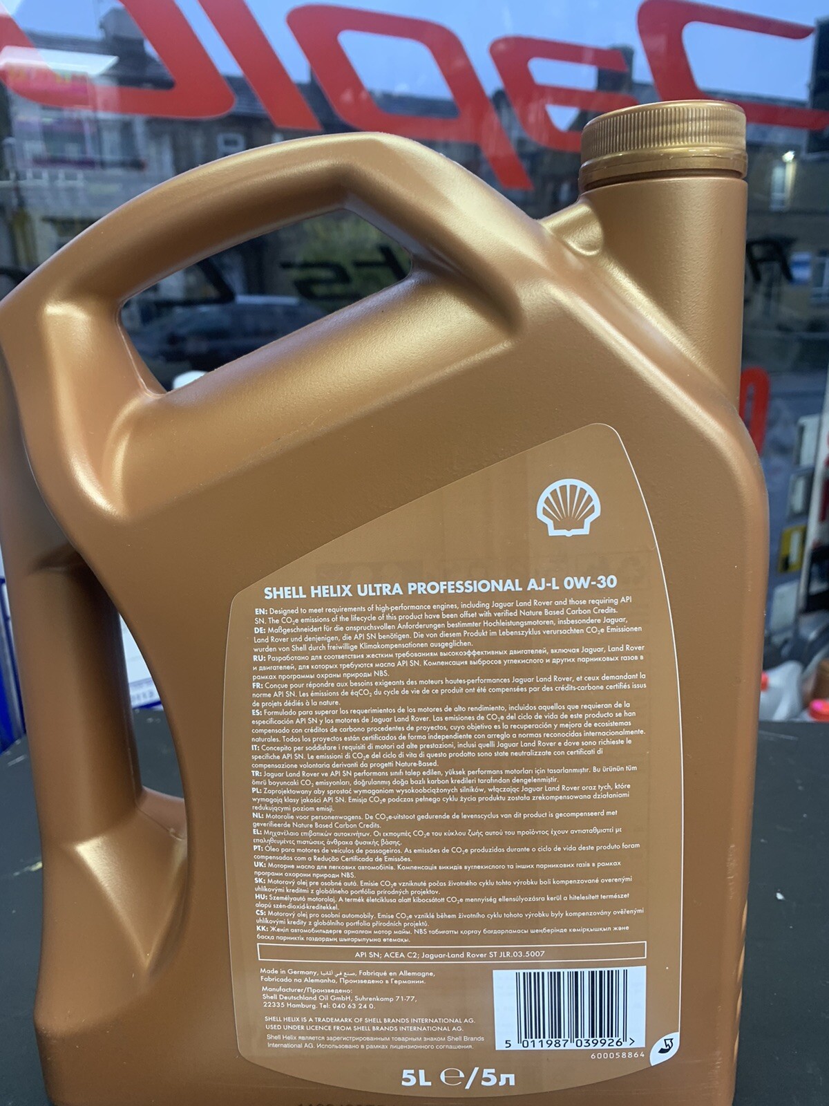 Shell Helix Ultra Professional AJ-L 0w30 Jaguar Land Rover ST JLR.03. ...