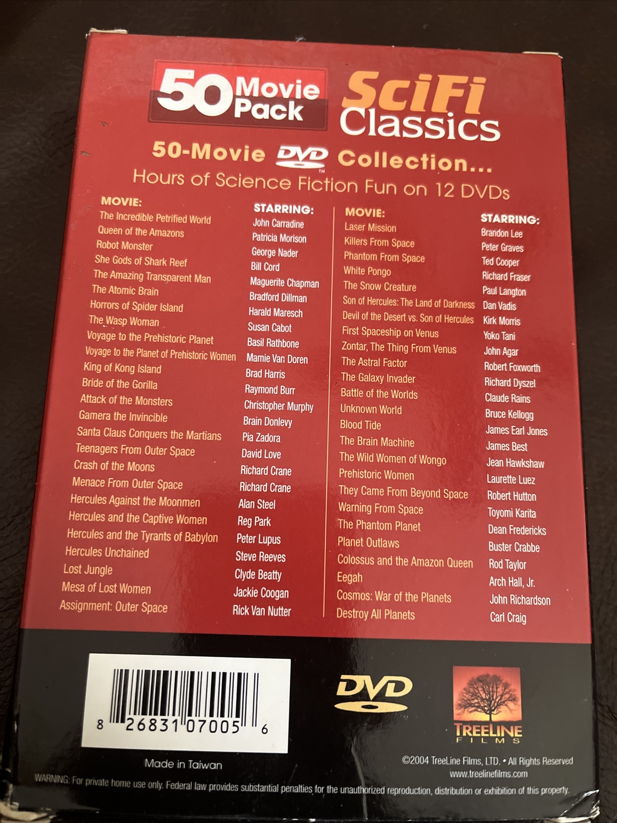 Sci-Fi Classics 50 Movie Pack (DVD, 2004, 12-Disc Set) | eBay