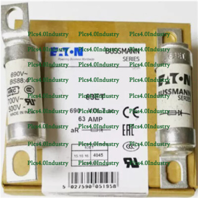 1box/10pc new Bussmann eaton BS88:4 63ET 63A 690V Fuse Fast Shipping | eBay