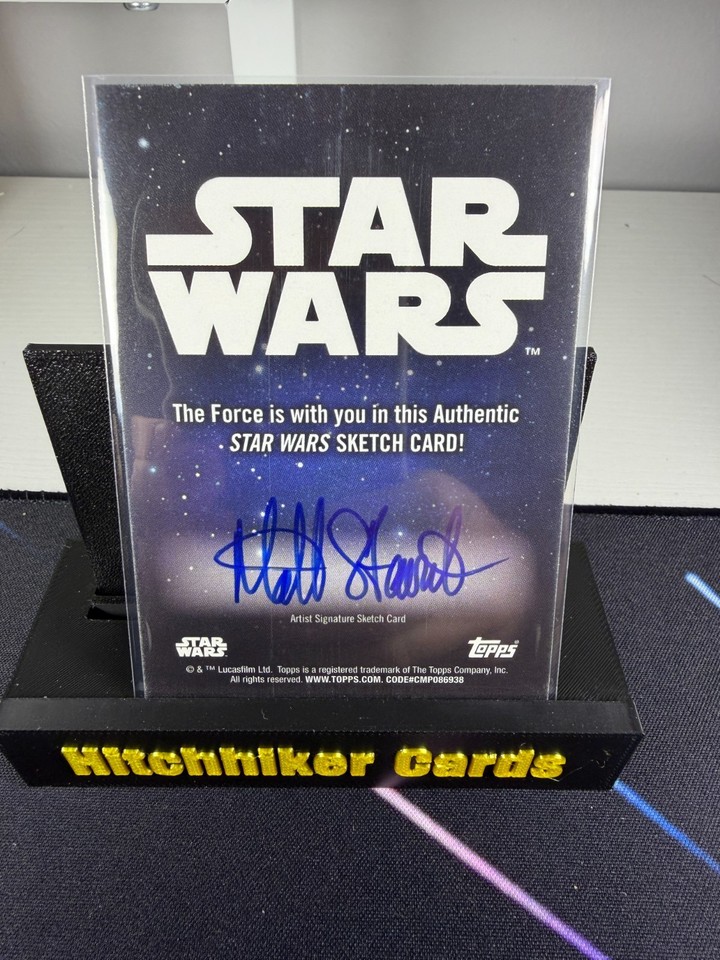 2025 Star Wars Galaxy Chrome 1/1 Sketch - Padme Amidala by Matt Stewart ...