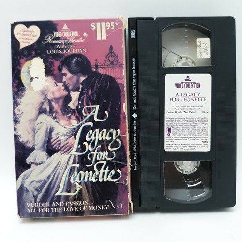 A LEGACY FOR LEONETTE VHS VIDEO Prism Vhs We ship with Xtra Care | eBay