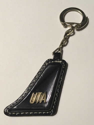 UTA AIRLINES AIR FRANCE KEYCHAIN 1960s | eBay