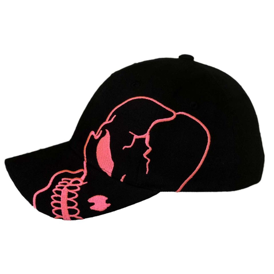 Skull Skeleton Skateboard Biker Motorcycle Military Goth Baseball Ball ...