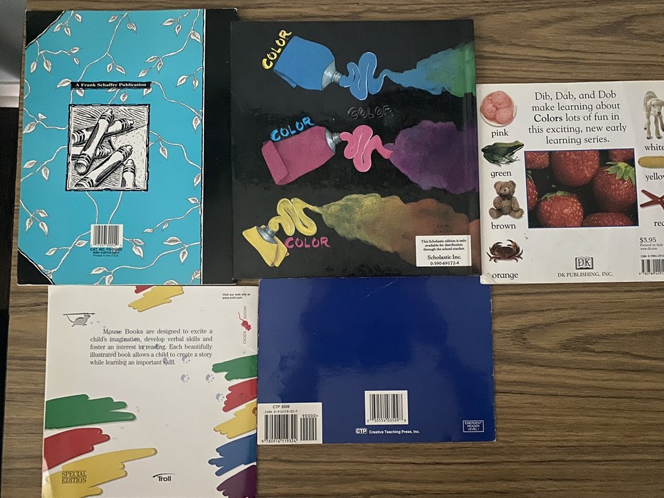 5 Books About Color-I See Colors-The Colors-DK Colors-Colors(Heller ...