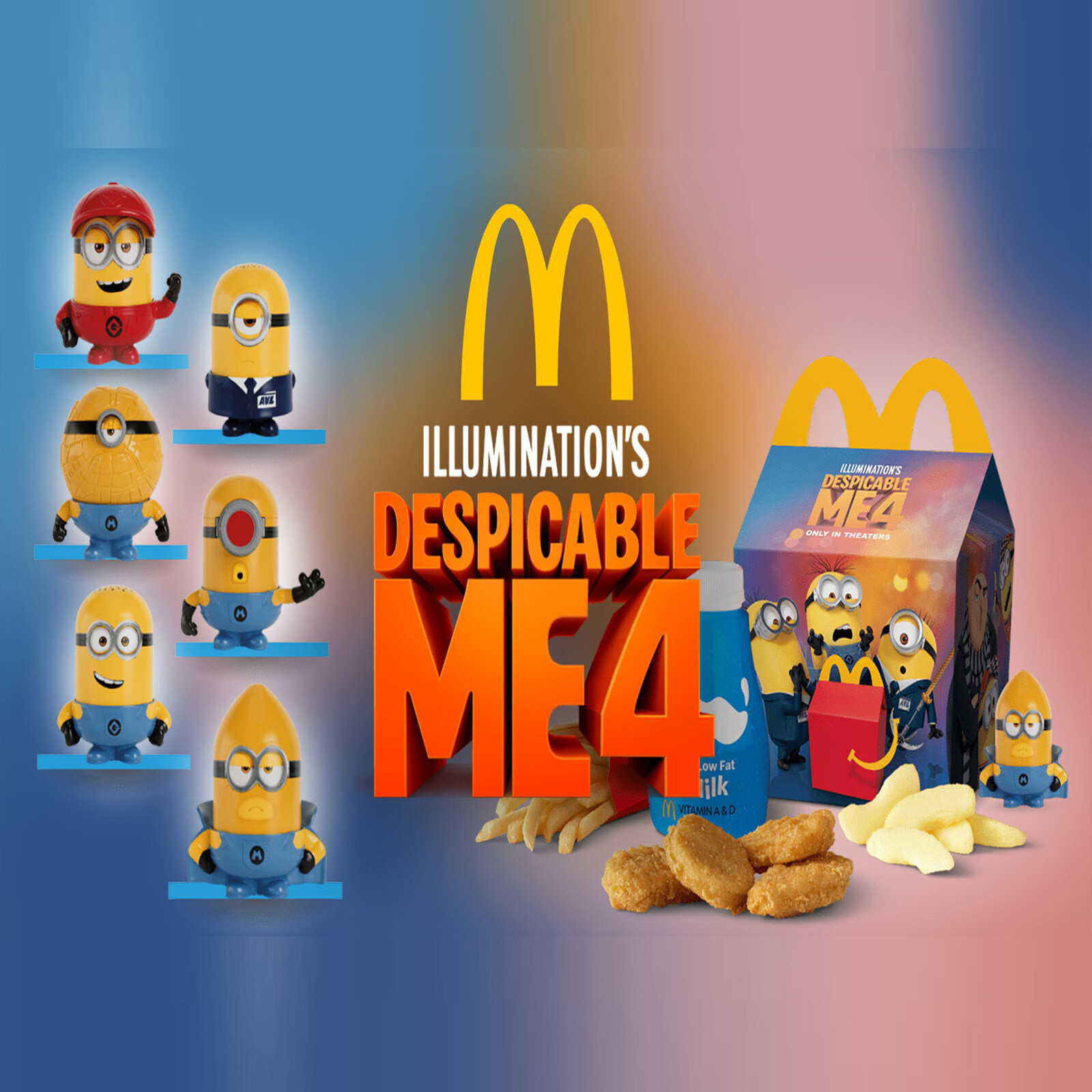 2024 McDonalds Despicable Me 4 Dreamworks | Grelly USA