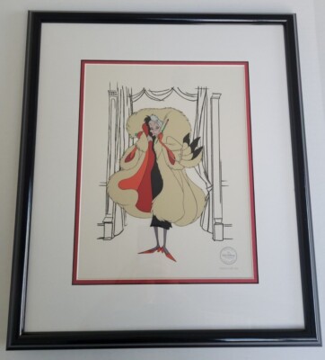 Framed Disney 101 Dalmations "Hello Dahling" Sericel | eBay