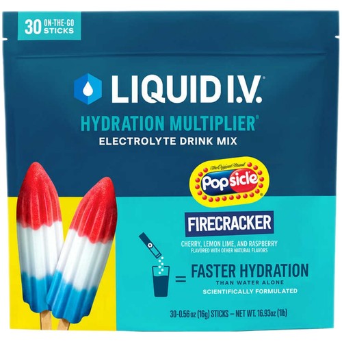 Liquid IV Firecracker Popsicle Hydration Multiplier Electrolytes Drink ...