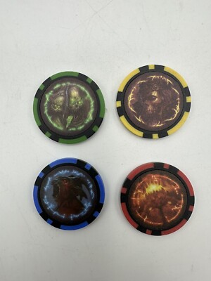 Blizzcon Diablo III Poker Chips Set Of 4 Exclusive 2010 Blizzard | eBay