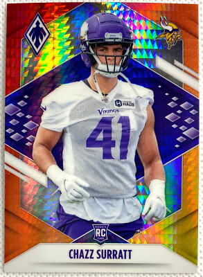 2021 Panini Phoenix Chazz Surratt Rookie Fire Burst Card RC Minnesota ...