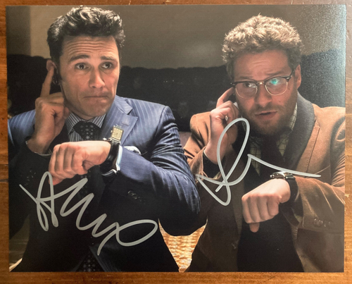 Seth Rogen James Franco Signed Autograph Signatures 10x8 "The Interview ...