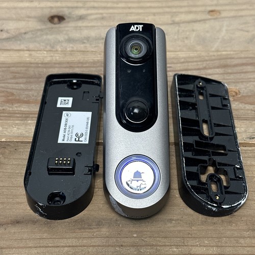 ADT DBC835-V2 Wireless HD Outdoor Ring Doorbell Motion Camera Home ...