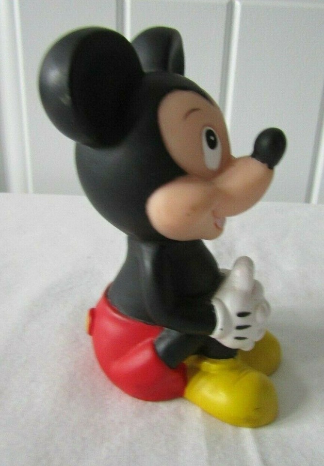 Vintage Walt Disney Mickey Mouse Rubber Squeak Squeeze Toy | eBay
