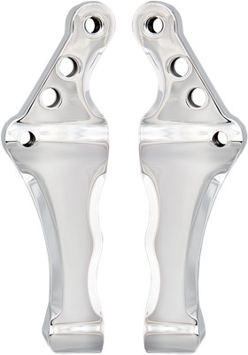 SM Polished 13 Radial Fr Brake Caliper Mount Pair Dyna Wide Glide 00-17 ...