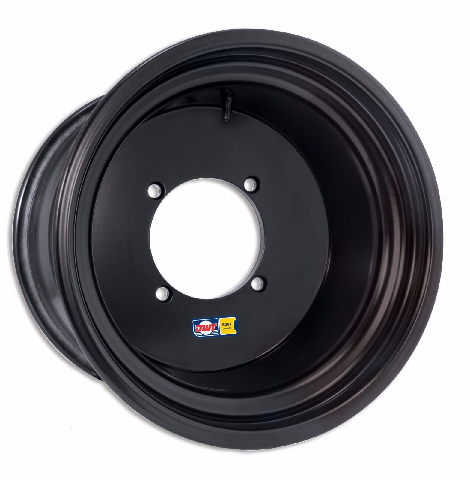 DWT 15" 4/136 Black Ultimate Sport Front Rear Rims 15x8 Can-am Maverick ...