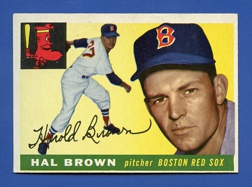1955 Topps # 148 HAL BROWN BOSTON RED SOX EX | eBay