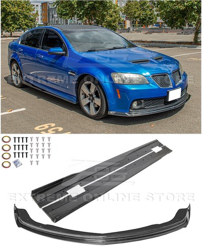For 08-09 Pontiac G8 | Performance CARBON FIBER Front Lip Splitter ...