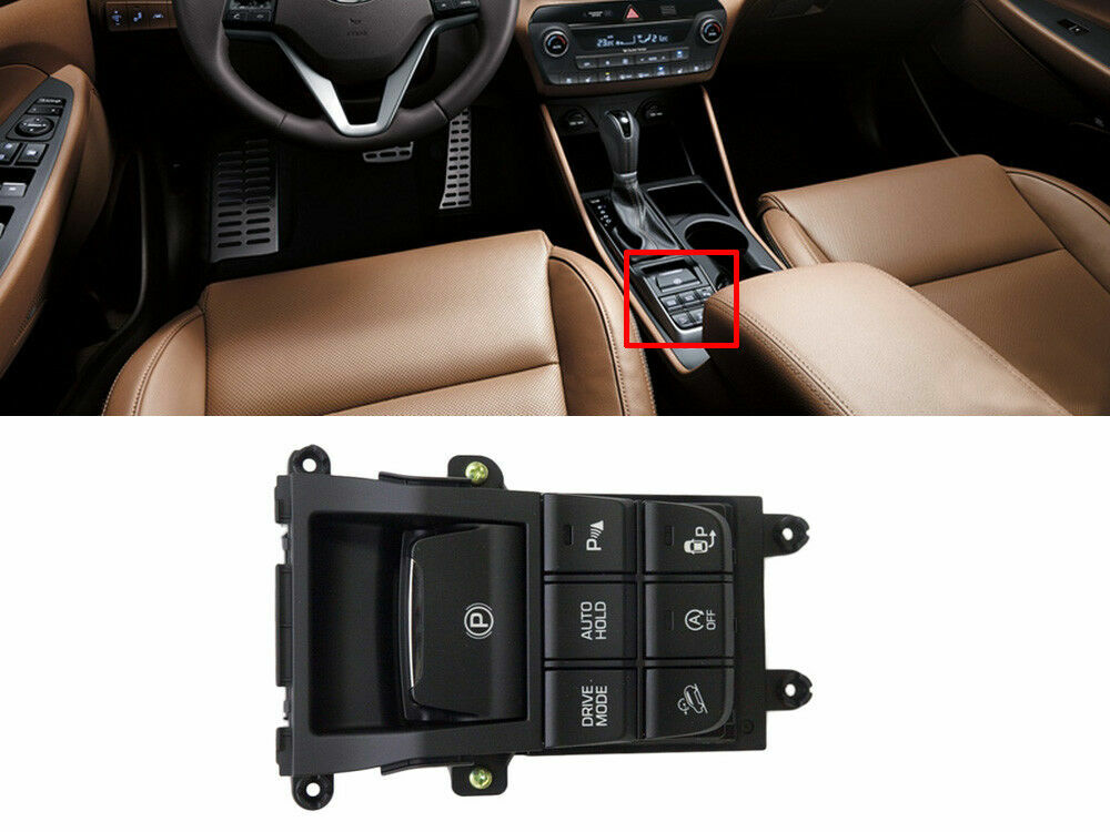[HYUNDAI] Genuine Console Parking Multi Function Switch Fits: 2016-2018 ...