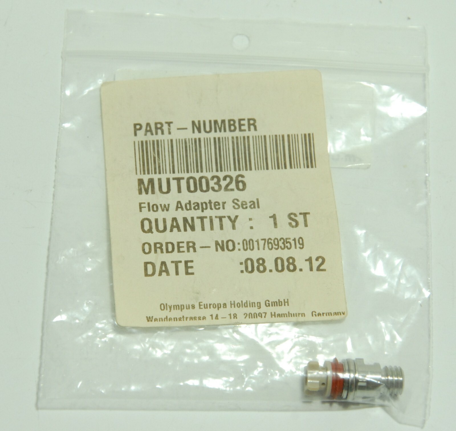 Olympus ETD3 Flow Adapter Sealing Set MUT00326 New | eBay