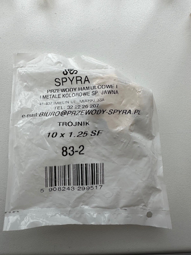 1X NEW Brake Line Pipe Brass T 3 way Female Fitting Connector Splitter ...