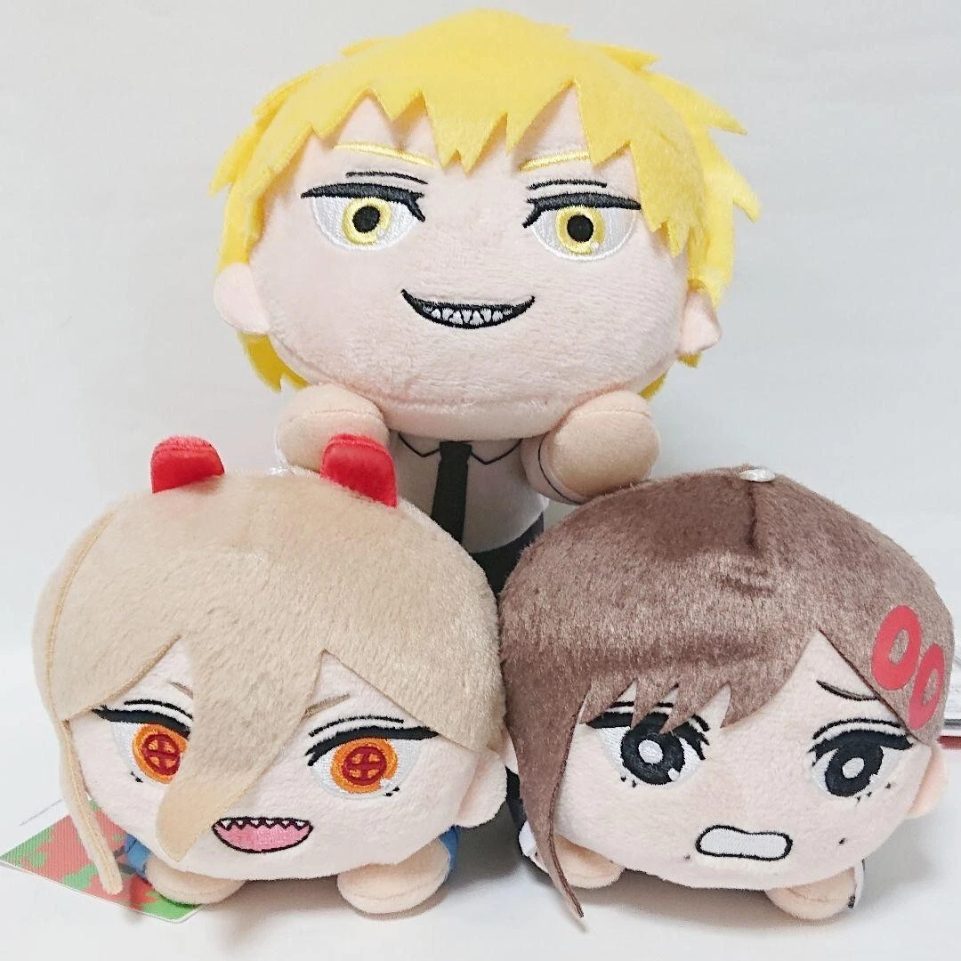 Chainsaw Man Denji Power Kobeni Assorted Laying Down Plush, 46% OFF