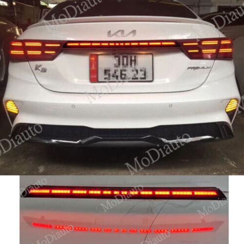 Rear Door Trunk LED Tail Light brake light Cover Accessories For Kia ...