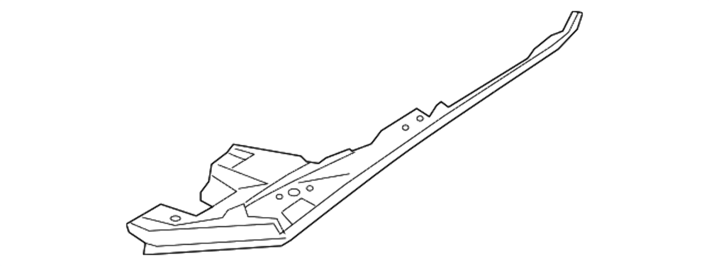 BMW X5 G05 FRONT BONNET HOOD RIGHT SEALING PANEL 51767418198 ORIGINAL ...