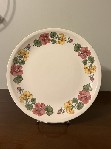Shenandoah Ware 12.75” Round Serving Platter Floral Dish Paden City ...