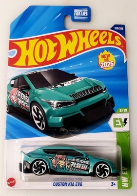 2025 Hot Wheels Green Custom Kia EV6 120/250 HW EV 8/10 | eBay