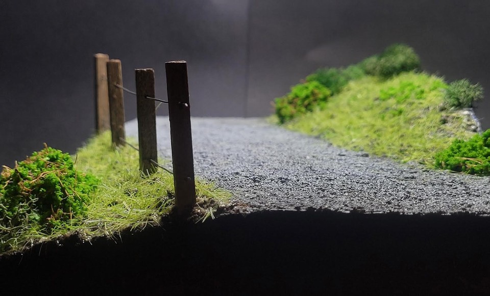 1:60 1:35 WW2 Alpine Mountain Side Road - Diorama/ Display Base/ Scenic ...