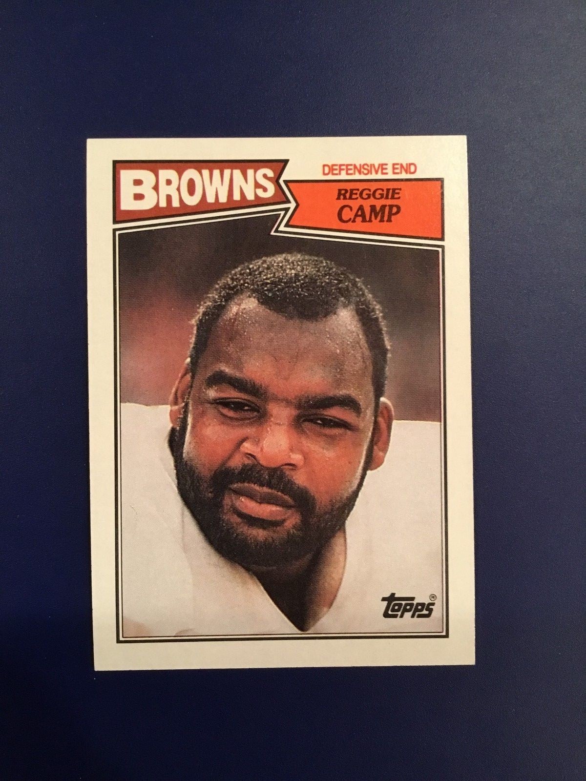 1987 Topps #88 REGGIE CAMP Cleveland Browns Qty Avail NM-MINT | eBay