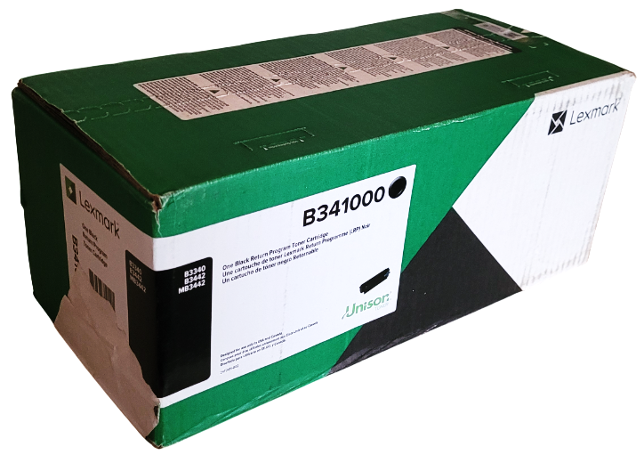 Lexmark B341000 Black Return Program Toner Cartridge | eBay